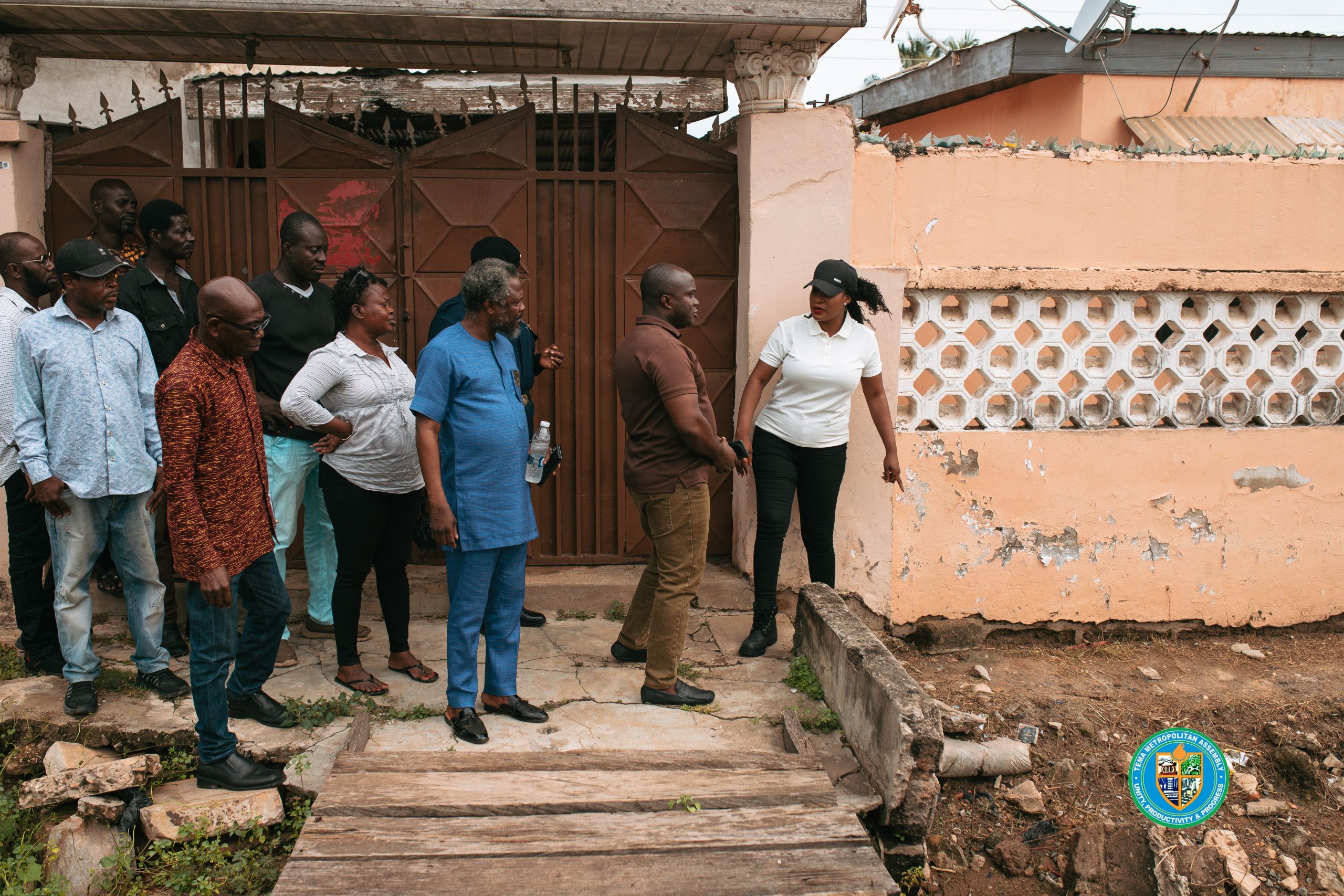 MAYOR BRIGHT TOURS TEMA COMMUNITY 8 TO INSPECT SOCIAL INFRASTRUCTURE ...